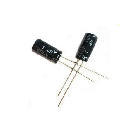 1uF 400V 105C Radial Electrolytic Capacitor 400v1uf 6*12mm|electrolytic ...
