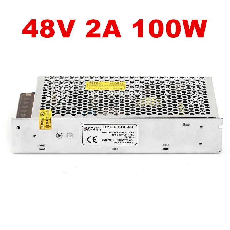 1PCS 100W 48V Power supply 48V 2A led power supply 48V SMPS/PSU AC DC ...