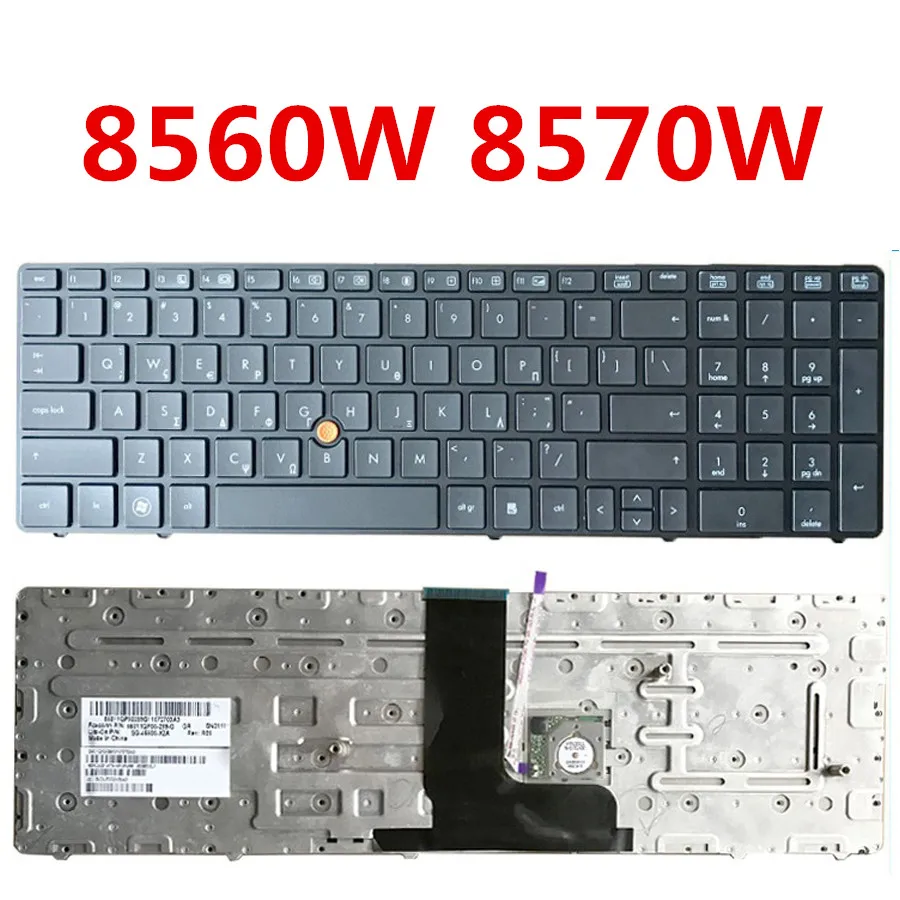 Teclado original para portátil HP Elitebook, 8560W, 8570W, original ...