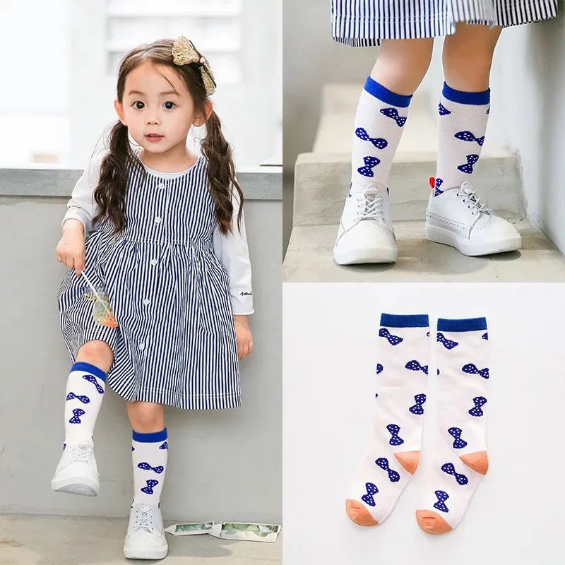 New autumn socks Kids Long Socks Knee High toddler Girls Boot Sock Leg ...