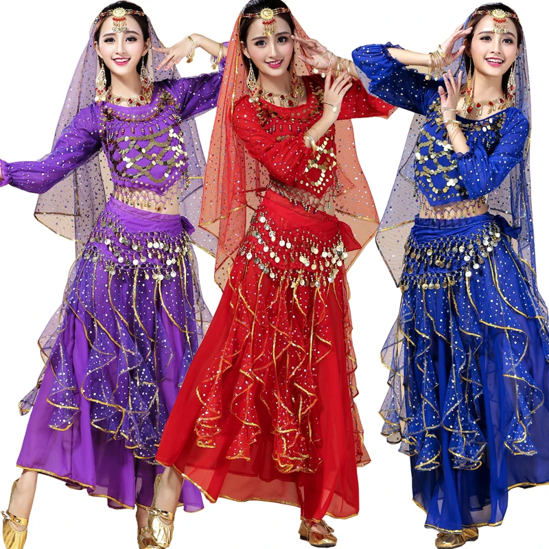 Tops+Skirt+Waist Chain Female Indian Party Dance DS Club Clothing ...