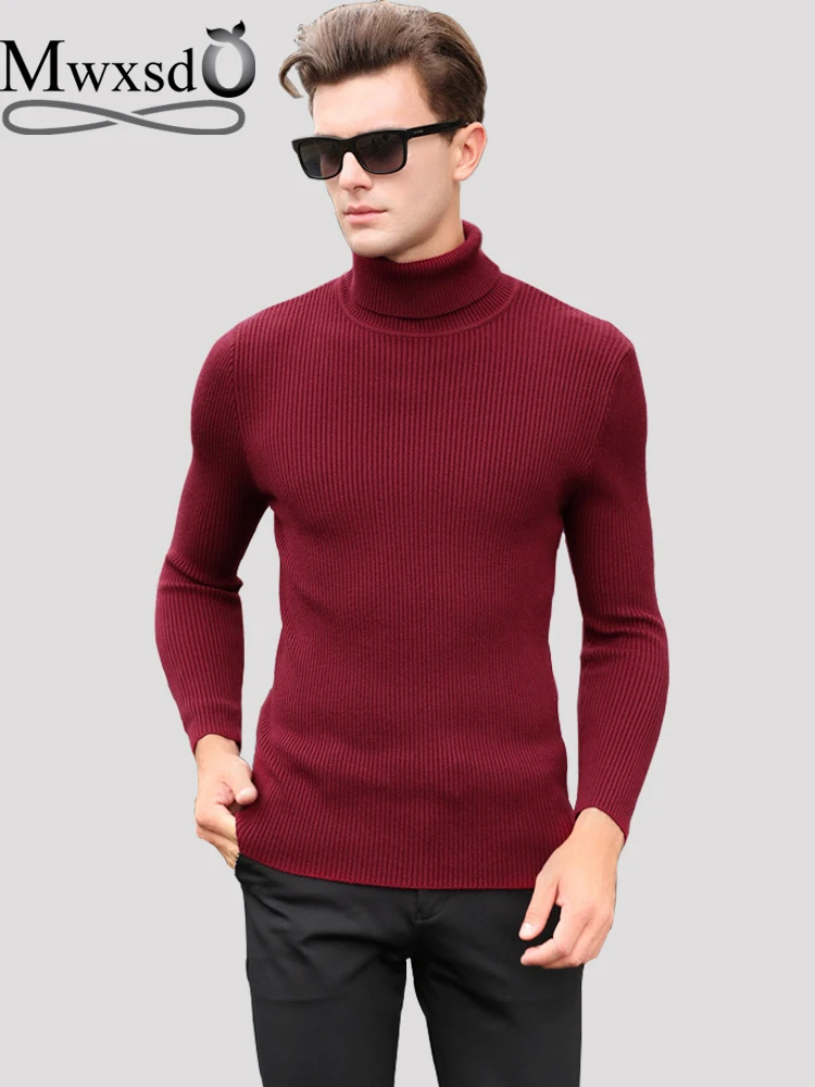 Mwxsd New Spring Mens Fashion Pullover Sweater Men Knitted Cashmere ...