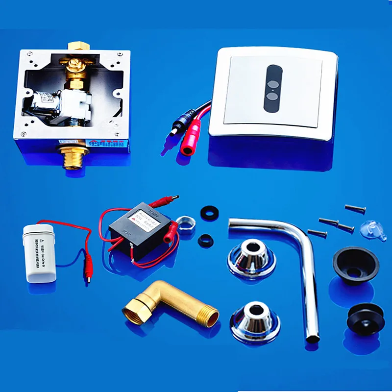 Toilet-Concealed-top-spud-inlet-water-urinal-flush-valve-DC-AC-Infrared ...