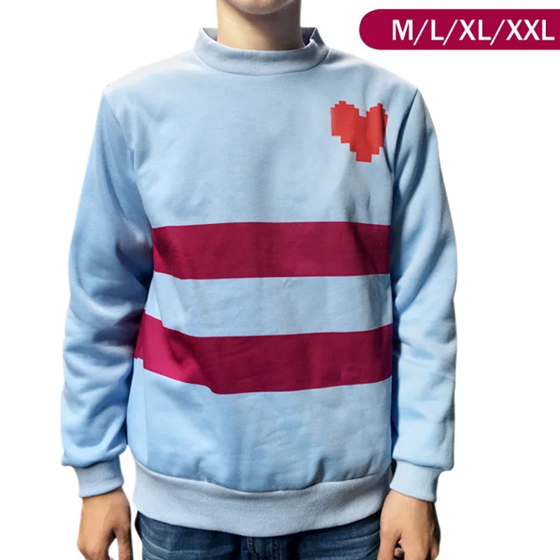 New Game Undertale Frisk Coat Cosplay Costume Warm Shirt Top Sweatshirt ...