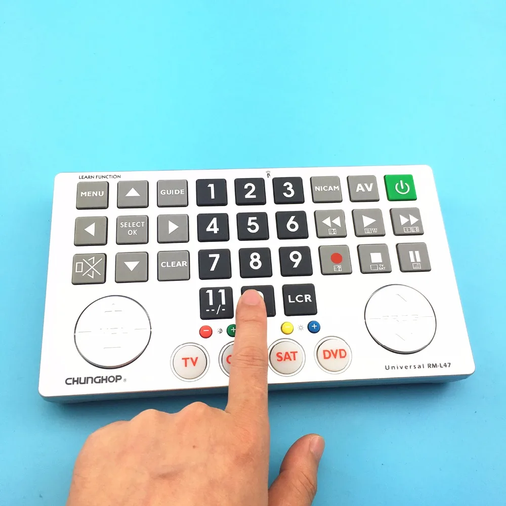 Chunghop Combinational Remote Control Learn Remote For Tv Sat Dvd Cbl