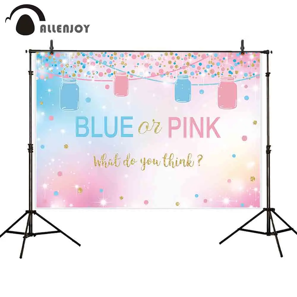 Allenjoy Photography Backdrop Baby Guess Bottle Pink Shiny Golden Girl ...