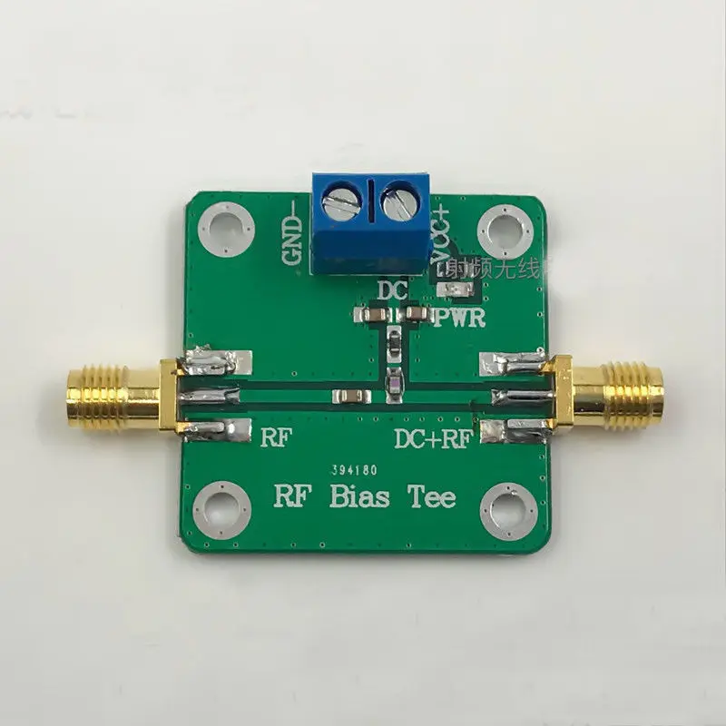 Bias Tee Broadband 10mhz-6000MHz RF microwave DC bias DC blocker for HAM radio RTL SDR LNA Low ...