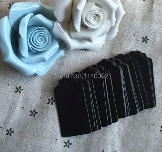 Free-shipping-500-pcs-a-lot-blank-350-gsm-black-paper-tag-2x4cm-baking ...