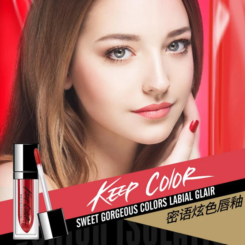 8 Colors Lip Glaze Lipstick Liquid Moisturizer Nutritious Gloss Women