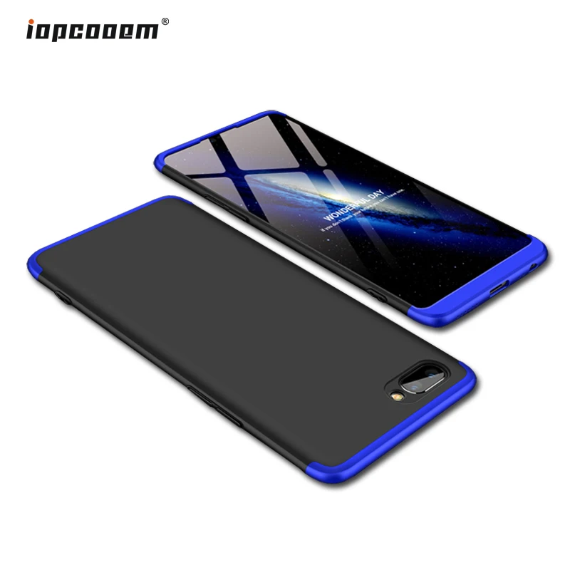 Case for OPPO A5 Cover 360 Degree Full Protection Hard PC Rugged Back ...