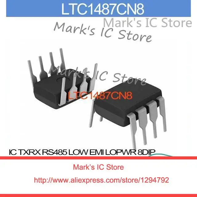 LTC1487CN8 IC TXRX RS485 LOW EMI LOPWR 8DIP LTC1487CN8 1487 LTC1487 ...