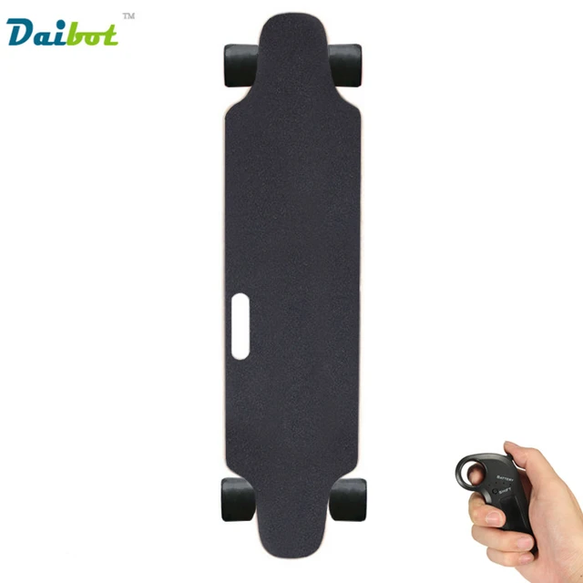 Motorized Skateboard With Handles