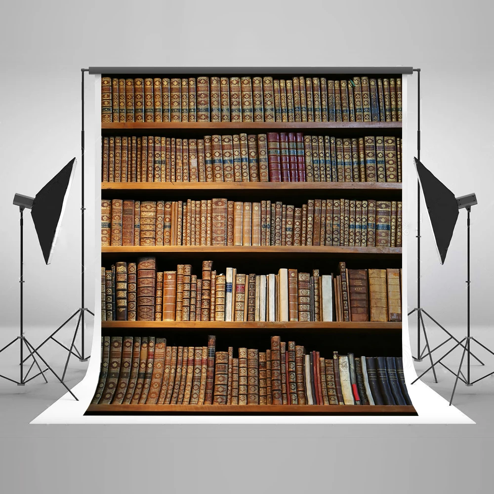 Kate 10x10ft Retro Bookcase Photography Backdrops Back To School Photo ...