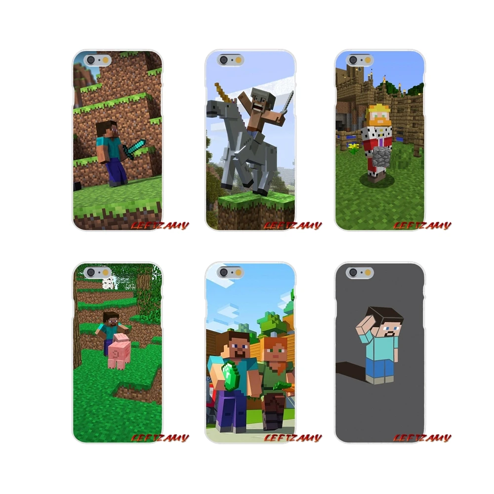 Mojang minecraft Accessories Phone Cases Covers For iPhone X 4 4S 5 5S ...