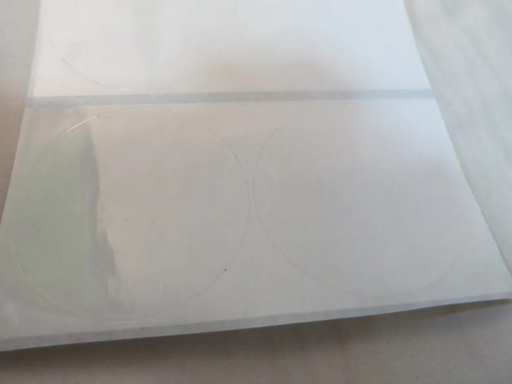 20 pcs Transparent Personalized Name Stickers Labels Tag Water Proof ...