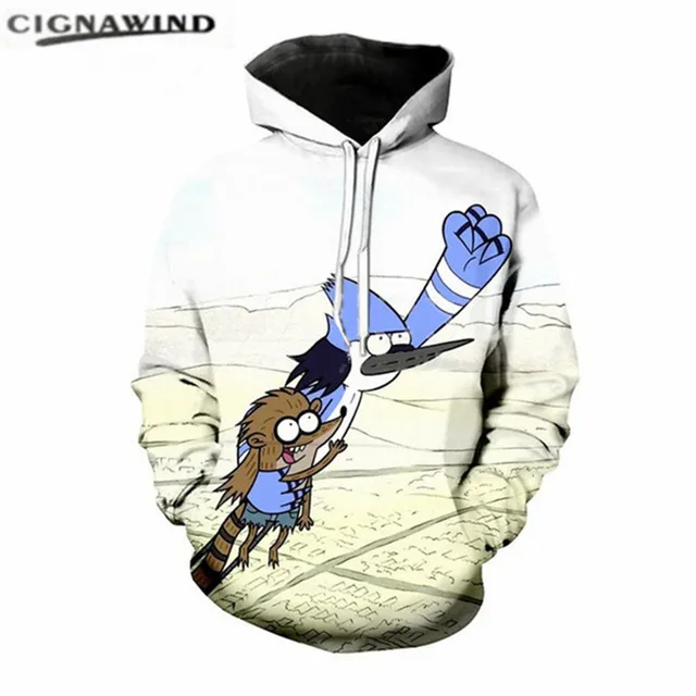 Latest arrival funny Cartoon Regular Show hoodies men/women 3D printed ...