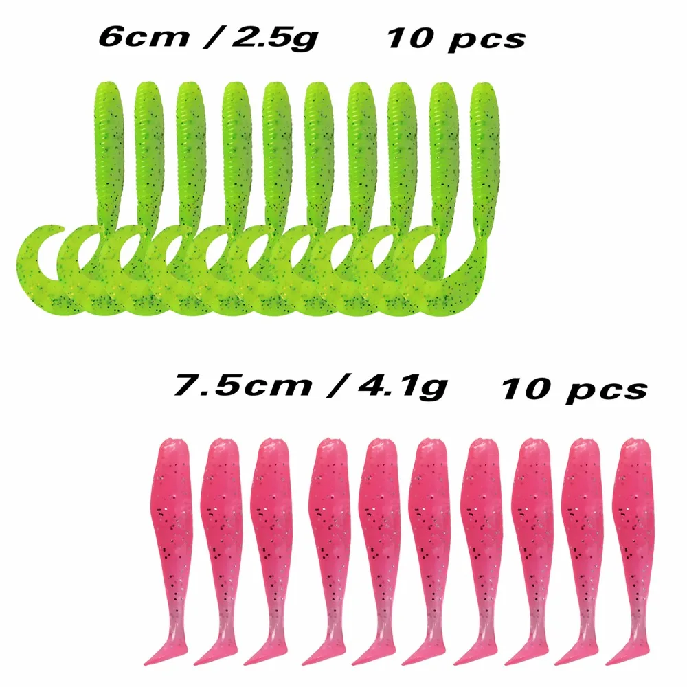 Pêcheur Rêve Ver Leurres De Pêche Doux Artificielle En Plastique Souple ...