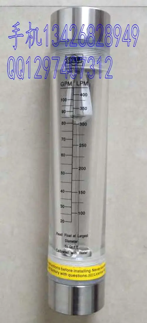 Lzm-50g 2 Inch Internal Thread Stainless Steel Pipe Type Water Flow ...