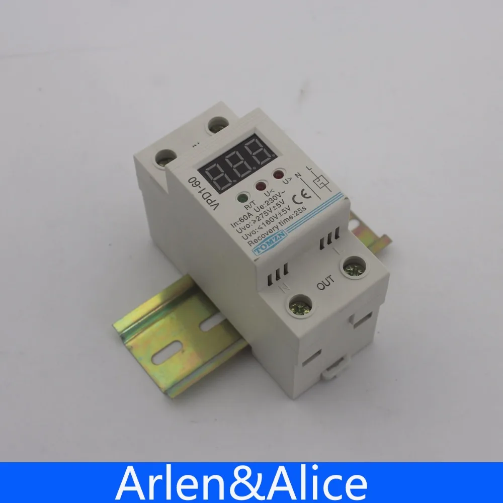 40A 60A 220V reconnect over voltage and under voltage protection ...