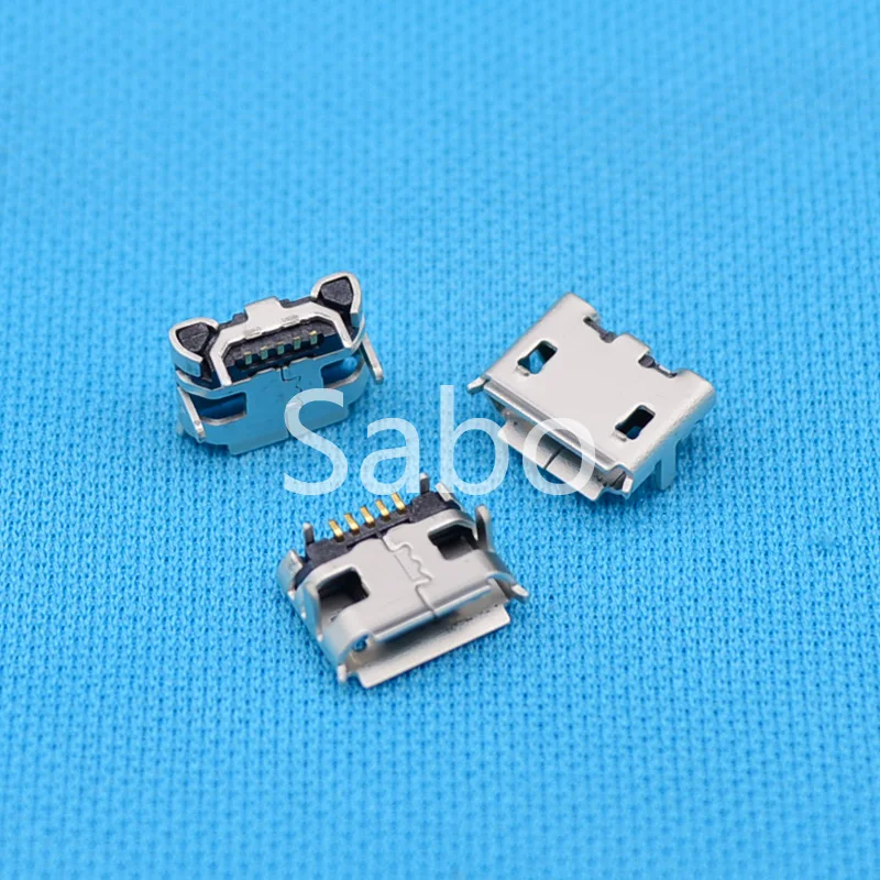 10pcs Micro Usb 5pin B Type Female Connector For Mobile Phone Micro Usb ...