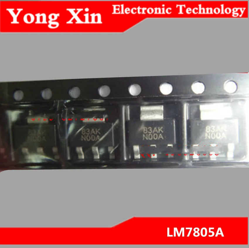 Envío gratis 10 unids/lote LM7805 LM7805A de N00A SMD SOT 223 original ...