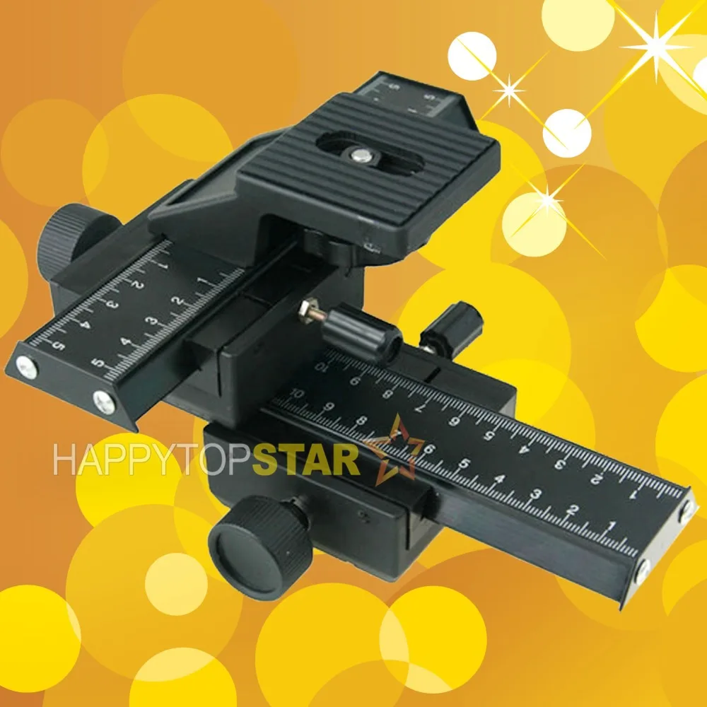 Free-Shipping-4-way-Macro-Shot-Focusing-Rail-Slider-For-Canon-Nikon ...