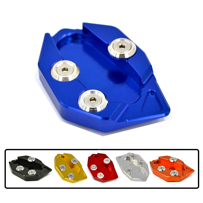 Motorcycle Cnc Aluminum Side Stand Enlarger Extension Pad Support Plate