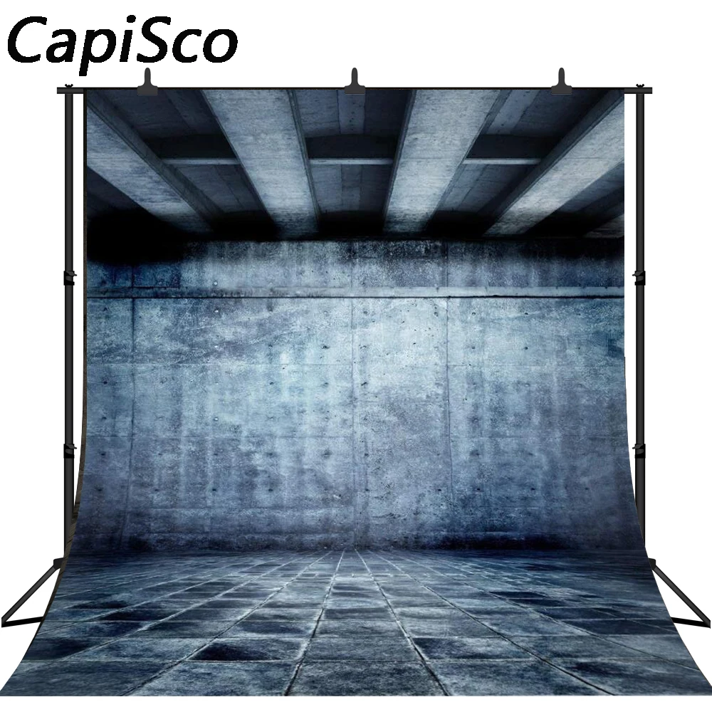 Capisco Retro Basement Plant Concrete wall Vinyl Photography Backdrop ...