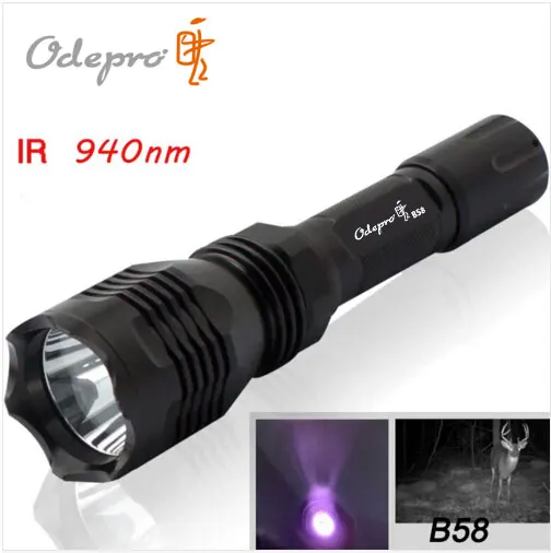 Odepro B58 Infrared IR Torch 5w 940nm Waterproof Aluminium Rechargeable ...