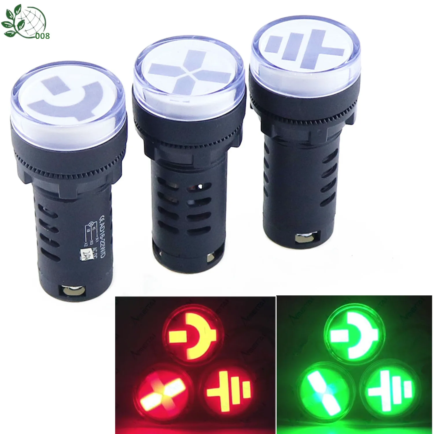 Round Switch 12v Mounting | 12v Round Switch Lights | 22mm Indicator ...