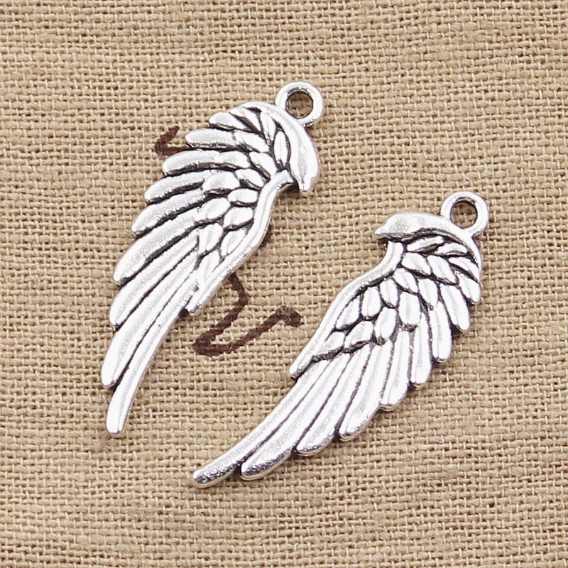 12pcs-Charms-Double-Sided-Angel-Wings-33x12mm-Antique-Making-Pendant ...