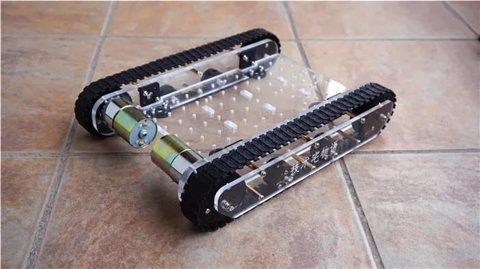 Acrylic Robot Tank Car Chassis CNC Making Platform For Arduino ...