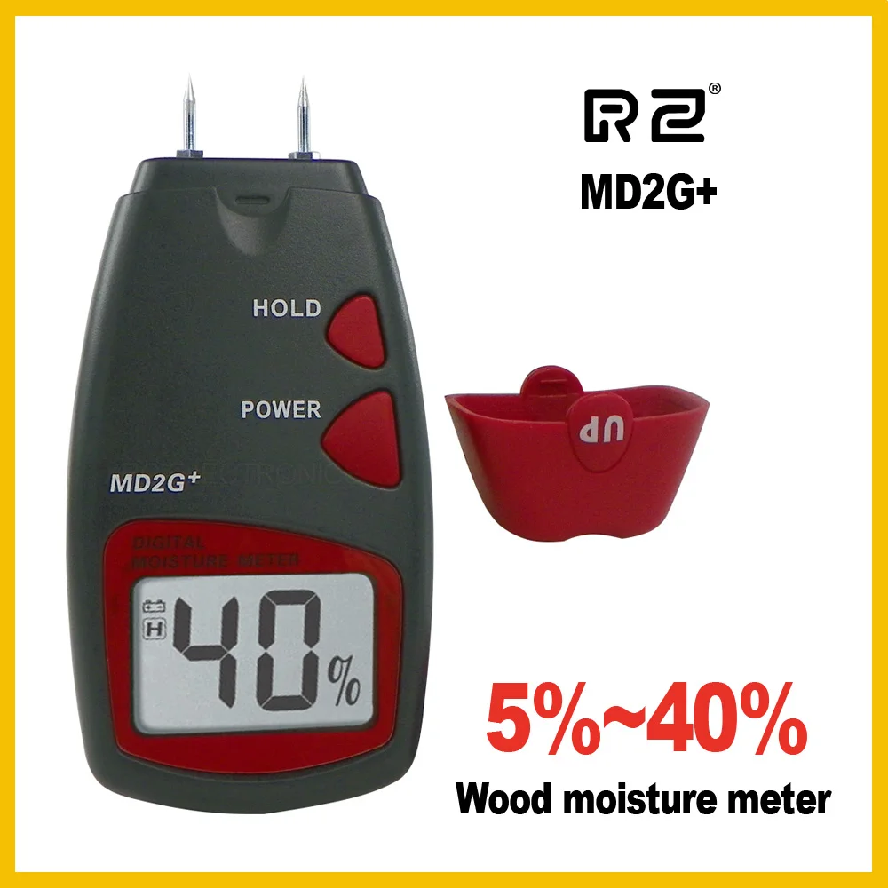 Md2g Moisture Meter Handheld Wood Moisture Meter Protective Pouch And ...