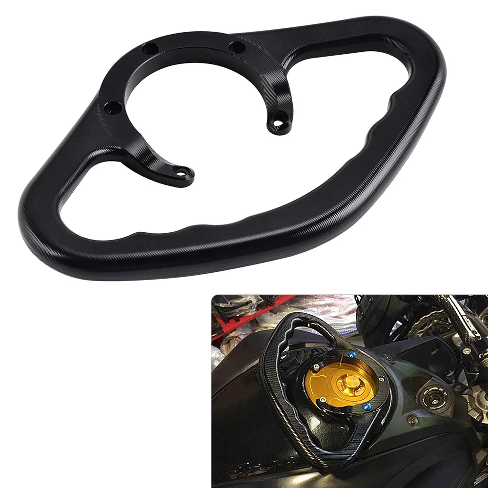 NICECNC Aluminum Motorcycle Passenger Handgrips Gas Fuel Tank Grab ...