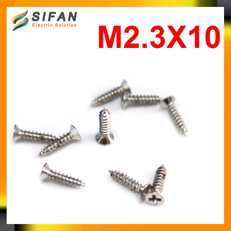 1000 개/가방 M2.3 * 10 M2.3X10 철 머리 태핑 나사|self-tapping screws|screw ...