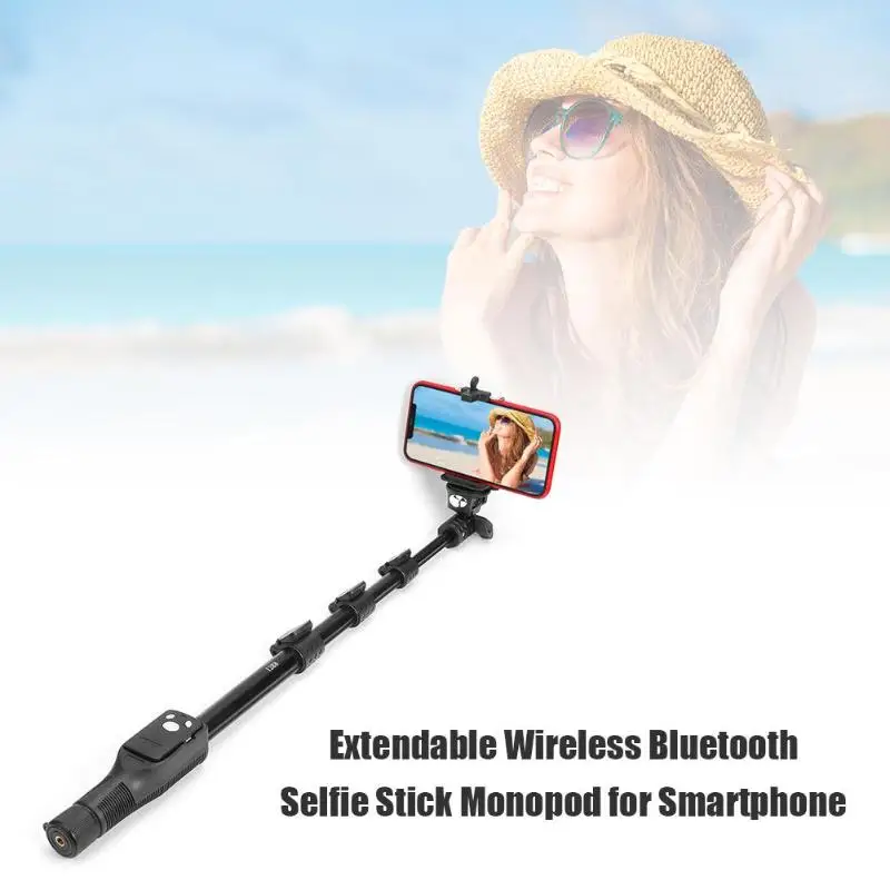 Выдвижная Беспроводная Bluetooth селфи палка съемный затвор ручной ...