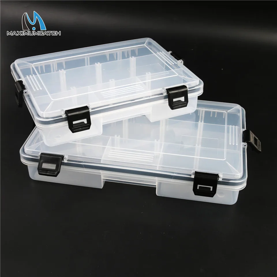 Maximumcatch Transparent Plastic Waterproof Fly Fishing Box 5-11 ...