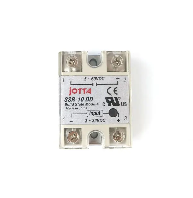 SSR 10DD DC controle DC SSR wit shell eenfase Solid state relais 10A ingang 3 32 V DC uitgang 5 ...