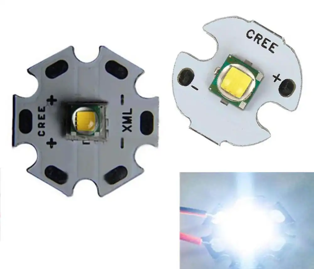1pc Durable Cree XM L2 LED U3 Bin 10W 3A 1260lm Neutral White Light LED ...