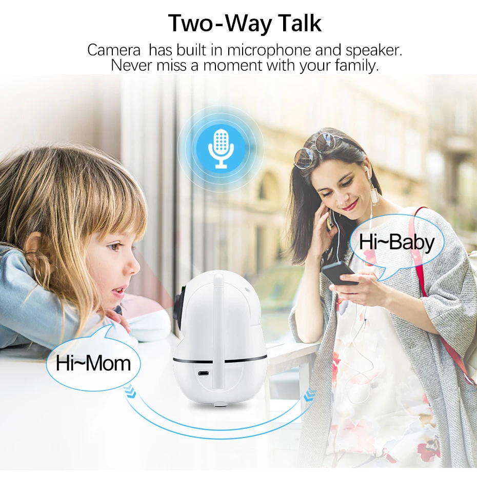 Buy Online Techege 1080P 720P Wireless Camera IP Smart Home Security ...