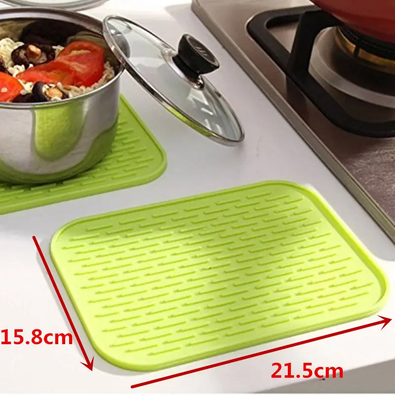 מוצר - Small Silicone Pot Holder Heat Resistant Pot Mat Silicone ...