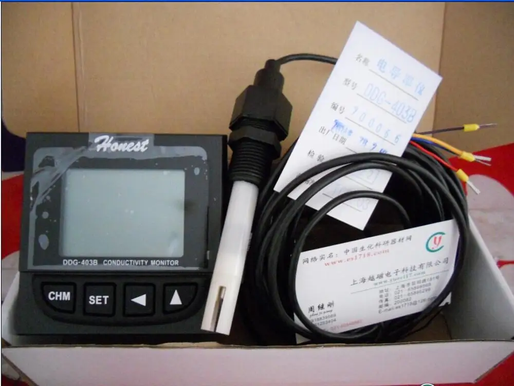 DDG 403B type (LCD A) online conductivity meter industrial conductivity ...