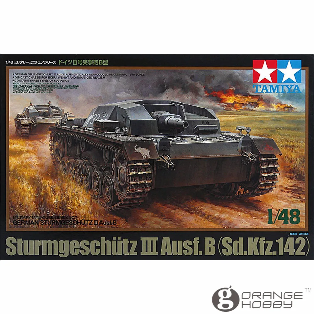Ohs tamiya 32507 1/48 german sturmgeschutz iii ausf. b sd. kfz.142 ...