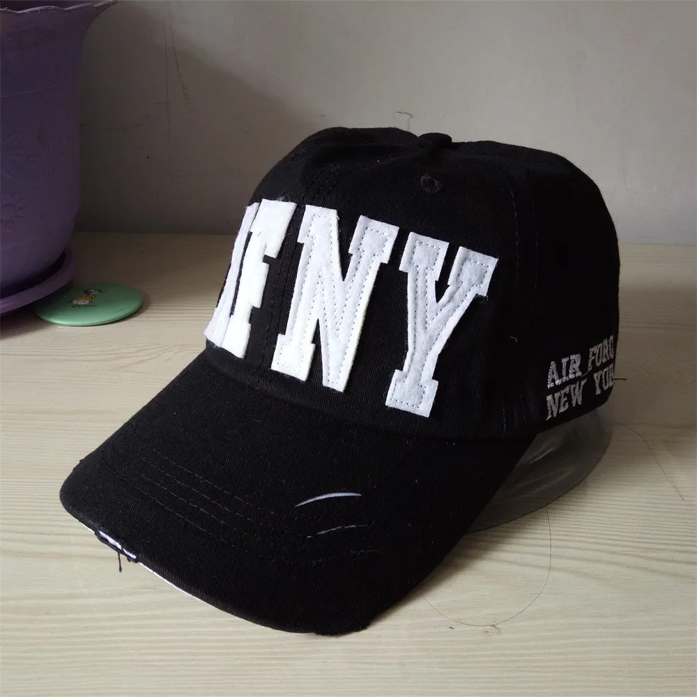 Unisex Washed Words Embroidery Casual Baseball Cap For Men and Women ...