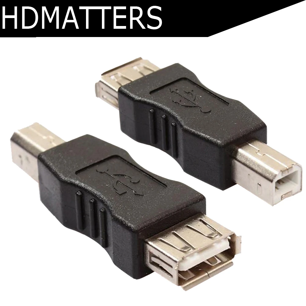 USB Type A Female To Type B Male USB 2 0 Printer Scanner Adapter usb-type-a-female-to-type-b-male-usb-2-0-printer-scanner-adapter