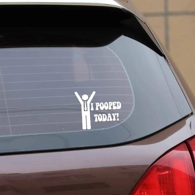 I Pooped Today Logo Decal