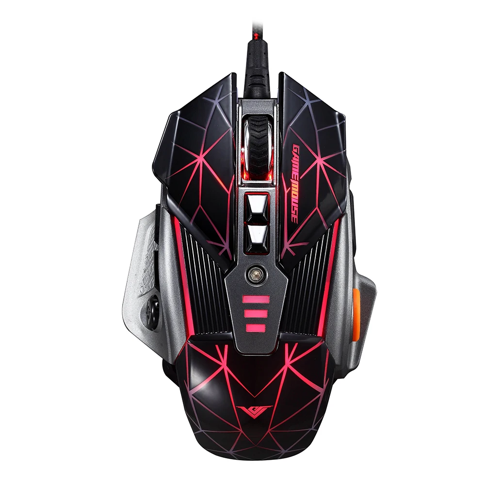 RAJFOO Laser 8 Keys Gaming Mouse with Macro Programming 128k Memory ...