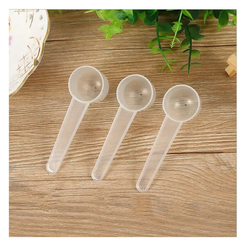 Hot Selling 200pcs 10g Scoops Professional Transparent Plastic 10 Gram ...