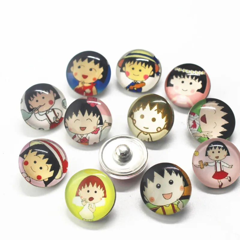Chibi maruko chan pulsera con estampado de dibujos animados, brazalete ...