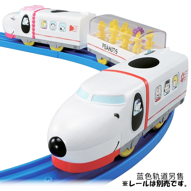 Takara Tomy Peanuts Dream Railway Plarail Snoopy Express Motorized Toy ...
